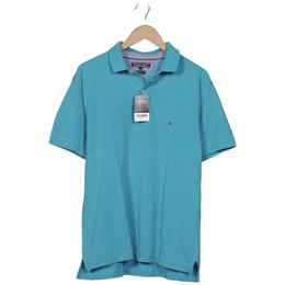 Tommy Hilfiger Poloshirt Herren Größe XL Second Hand türkis