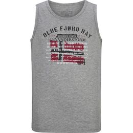 Jan Vanderstorm Tanktop 'Olof' Herren Gr&ouml;&szlig;e 6XL Gro&szlig;e Gr&ouml;&szlig;en grau