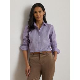 Lauren by Ralph Lauren Lauren Ralph Lauren Bluse 'JAMELKO' Damen Gr&ouml;&szlig;e XS lila / dunkellila / wei&szlig;