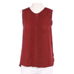 Tommy Hilfiger Top / Seidentop Damen Gr&ouml;&szlig;e S Second Hand bordeaux