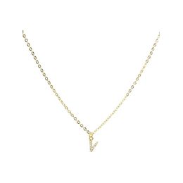 Luxenter Necklace 'Alphabet' female Gold size Onesize