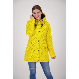 Ankerglut Outdoor Jacket 'Friesennerz ANKERGLUTWOLKE WMN' female Yellow size S