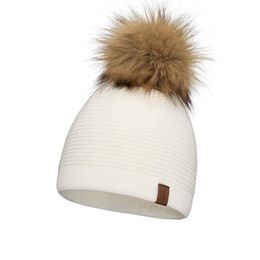 Vivisence Beanie '7041' female Beige size Onesize