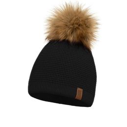 Vivisence Beanie '7041' female Black size Onesize