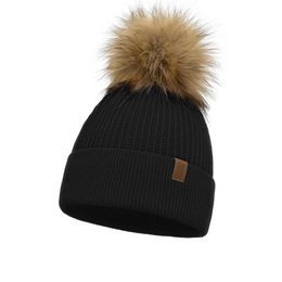 Vivisence Beanie '7042' female Black size Onesize