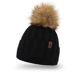 Vivisence Beanie '7019' female Black size Onesize