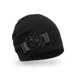 Vivisence Beanie '7080' female Black size Onesize