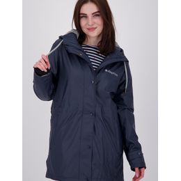 deproc Outdoorjacke 'Friesennerz ELLESMERE WMN' Damen Gr&ouml;&szlig;e 4XL navy