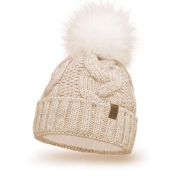 Vivisence Beanie '7014' female Beige size Onesize