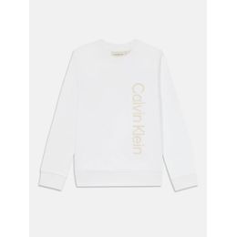 Calvin Klein Sweatshirt 'GRAPHIC CN' Jungen Größe 164 weiß