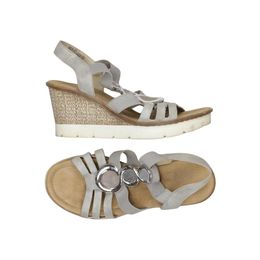 Rieker Sandalen Damen Größe 37 Second Hand grau