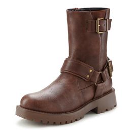 Lascana Stiefelette Damen Gr&ouml;&szlig;e 40 braun Winterschuhe