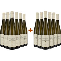 Weingut Schloss Eberstein 6+6 Paket ** Gew&uuml;rztraminer 2017 Trocken - Baden &ndash; Probierpaket Qualit&auml;tswein