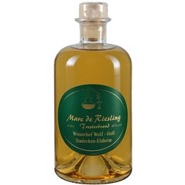 Winzerhof Wolf-Holl Marc vom Riesling, Grappa 0,5 L - Rheinhessen &ndash; Spirituose Keine Angabe