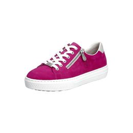 Rieker Sneaker Damen Größe 42 dunkelpink / silber