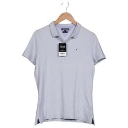 Tommy Hilfiger Poloshirt Damen Größe XL Second Hand hellblau