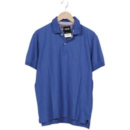 Tommy Hilfiger Poloshirt Herren Größe XL Second Hand blau