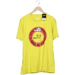 Cleptomanicx T-Shirt Herren Gr&ouml;&szlig;e XL Second Hand gelb