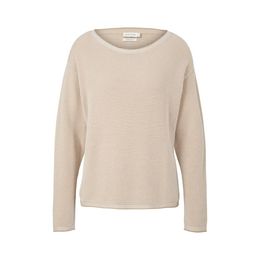 Tom Tailor Pullover Damen Größe XL beige / weiß