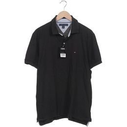 Tommy Hilfiger Poloshirt Herren Größe L Second Hand schwarz