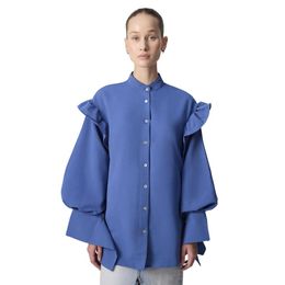 Touche Prive Bluse Damen Gr&ouml;&szlig;e M blau