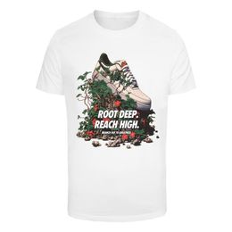 Mister Tee Shirt 'Root Deep' male White size XXXL