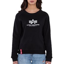 Alpha Industries Sweatshirt 'New Basic' Damen Gr&ouml;&szlig;e S schwarz