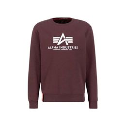 Alpha Industries Sweatshirt 'Basic Logo' male Red size XL