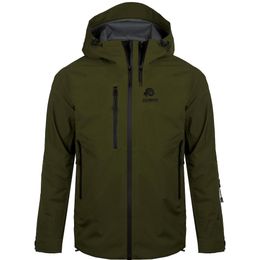 GUGGEN Mountain Funktionsjacke 'Allwetter Jacke H07 3-Lagen Hardshell Wanderjacke' Herren Größe XXL oliv
