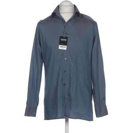 OLYMP Hemd Herren Größe M Second Hand blau
