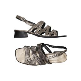 Salamander Sandalen Damen Gr&ouml;&szlig;e 41.5 Second Hand silber