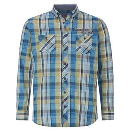 Jan Vanderstorm Button Up Shirt 'Jorheim' male Blue size XL