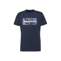 Mammut Funktionsshirt 'Trovat' Herren Gr&ouml;&szlig;e XXL marine / hellblau / wei&szlig;