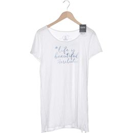 Herrlicher T-Shirt Damen Gr&ouml;&szlig;e L Second Hand wei&szlig;
