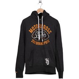 Superdry Kapuzenpullover Herren Gr&ouml;&szlig;e M Second Hand grau