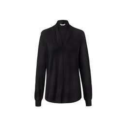 Tchibo - Langarmshirt mit V-Ausschnitt - Damen - Gr. XL - schwarz