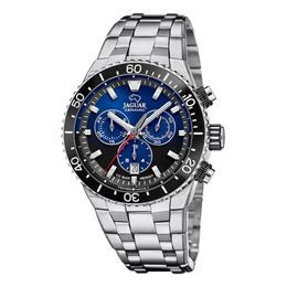 Jaguar Analog Watch male Blue, Silver size One Size