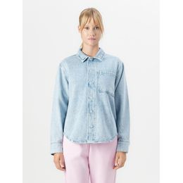 Pieces Bluse 'PCJOPHINE' Damen Gr&ouml;&szlig;e XS blue denim