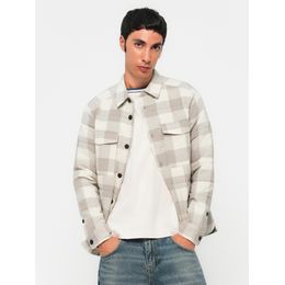 Only & Sons Only & Sons Jacke 'ONSGudmund' Herren Gr&ouml;&szlig;e S grau / offwhite