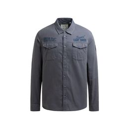CAMP DAVID Button Up Shirt male Blue size M