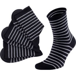 wäschepur Damen Damen-Socken schwarz, Größe 35-38
