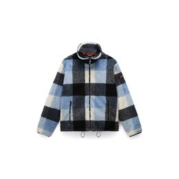 Napapijri Fleece Jacket 'Montepiana' male Blue size XXL