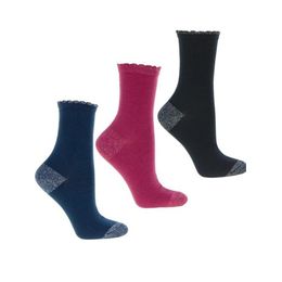 Lycille Traditional Socks 'LUREX' female Mixed colors size 35-38