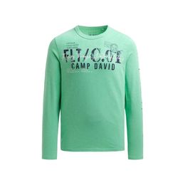 CAMP DAVID Shirt male Green size XXXL