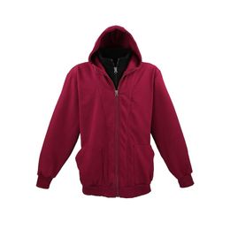 LAVECCHIA Sweatjacke 'LV-109' Herren Größe 8XL bordeaux