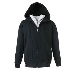 LAVECCHIA Sweatjacke 'LV-109' Herren Größe 8XL black denim