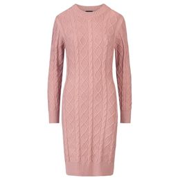 Apart Knitted dress female Pink size 36
