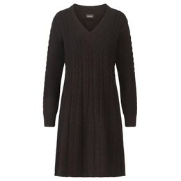 Apart Knitted dress female Black size 36/38