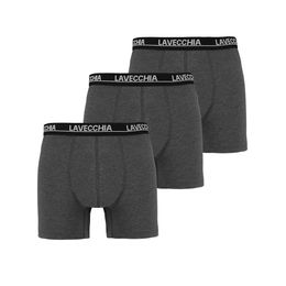 LAVECCHIA Boxershorts 'FL-1020' Herren Gr&ouml;&szlig;e 5XL anthrazit