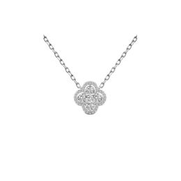 Rougemont Jewellery Necklace 'Moissanit Diamant Halskette Gl&uuml;cksbringer' female Silver size Onesize